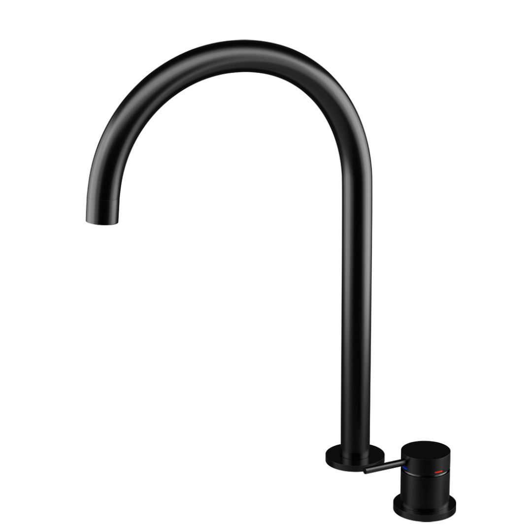 Rostfri köksblandare i svart | Harmonized K2 | Nordic Tech