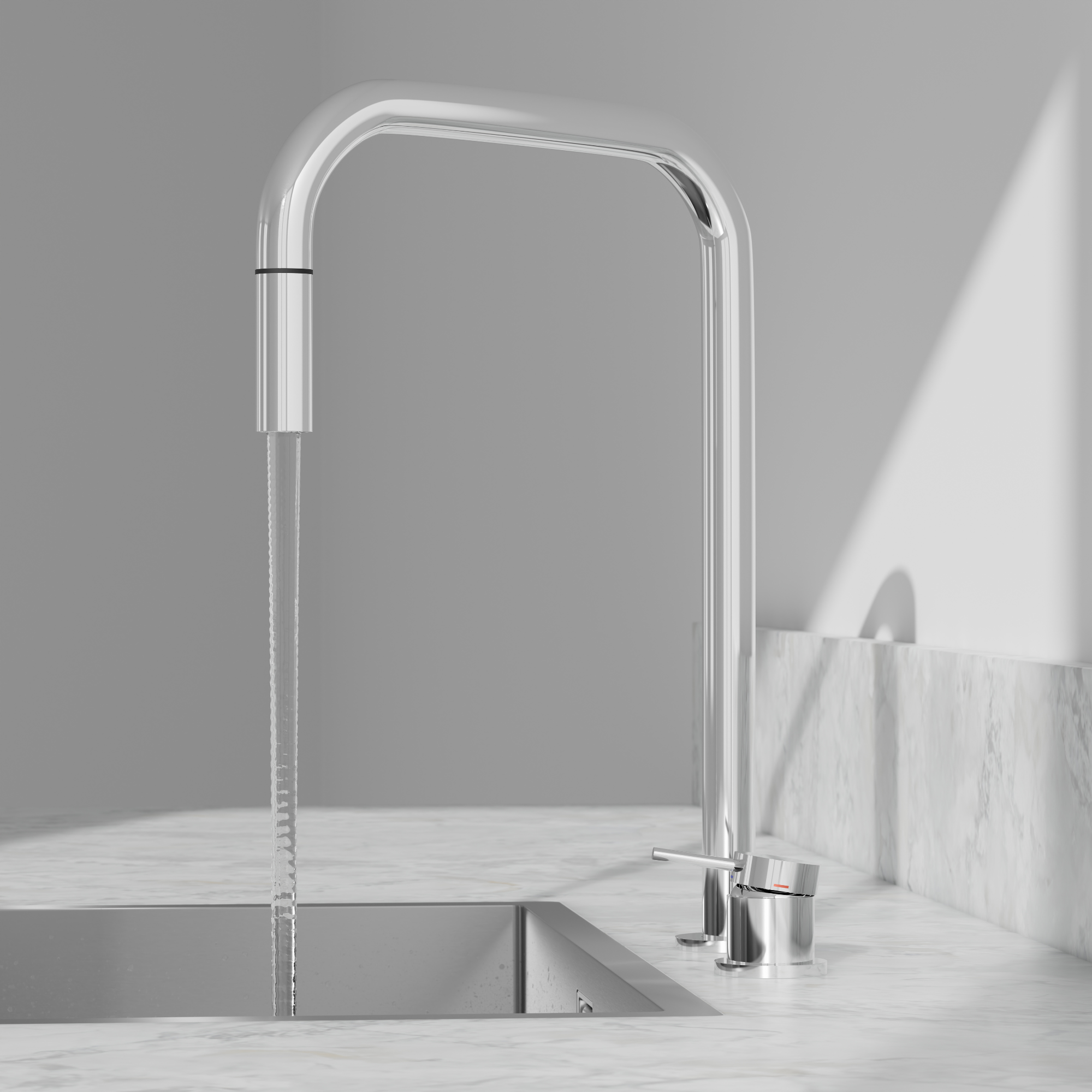 Köksblandare Harmonized K2P Square Classic | Nordic Tech